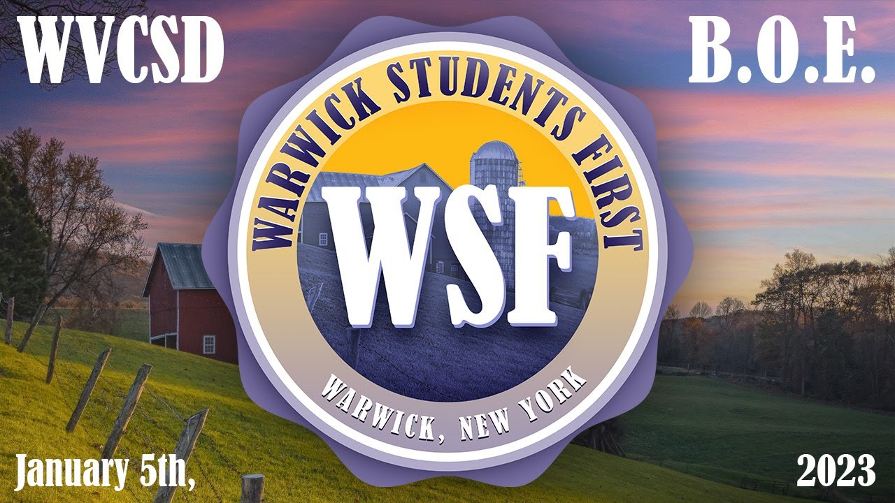 WVCSD Board of Education Meeting - January 5th, 2023 - YouTube