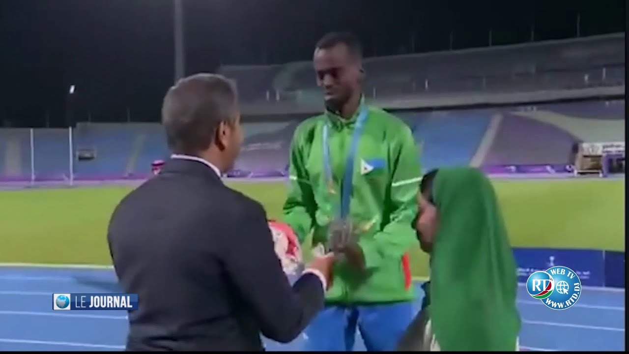 Mohamed Ismaël, l’athlète djiboutien, honoré pour sa victoire au 5000 m ...