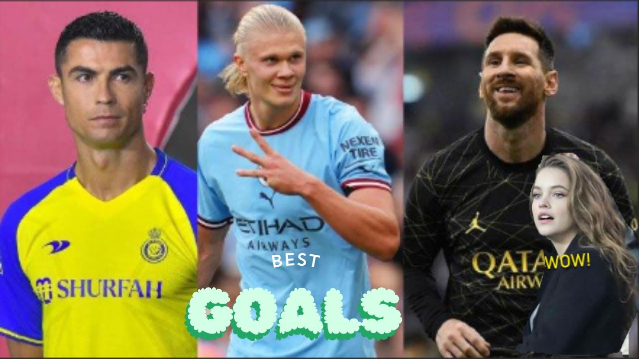 BEST GOALS OF MESSI RONALDO AND HALLAND||e-Football Mobile 2024||# ...