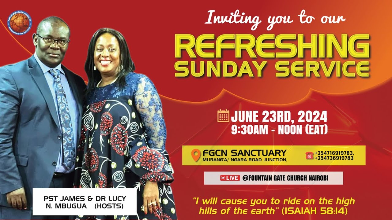 REFRESHING SUNDAY SERVICE - YouTube