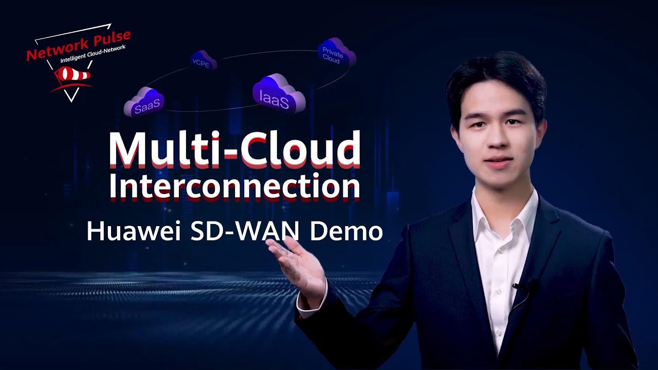 [Huawei SD-WAN Demo] Multi-Cloud Interconnection - YouTube