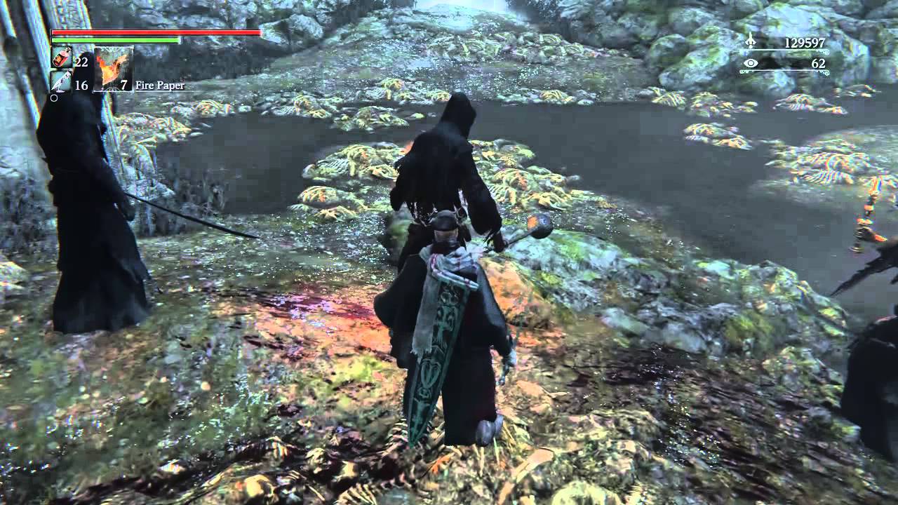 Bloodborne - Shadow of Yarnham glitch - YouTube