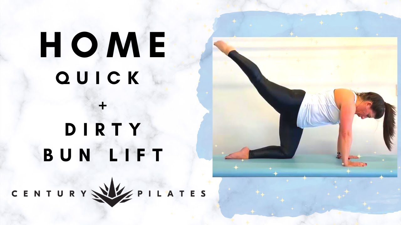 Home Pilates Workout: Quick & Dirty Bun Lift - YouTube