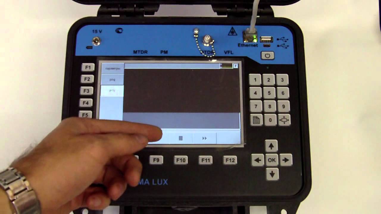 OTDR Gamma LUX - IPTV mode - YouTube