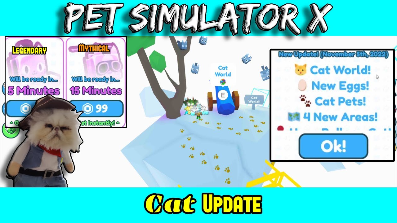 Cats Update // Pet Simulator X - YouTube