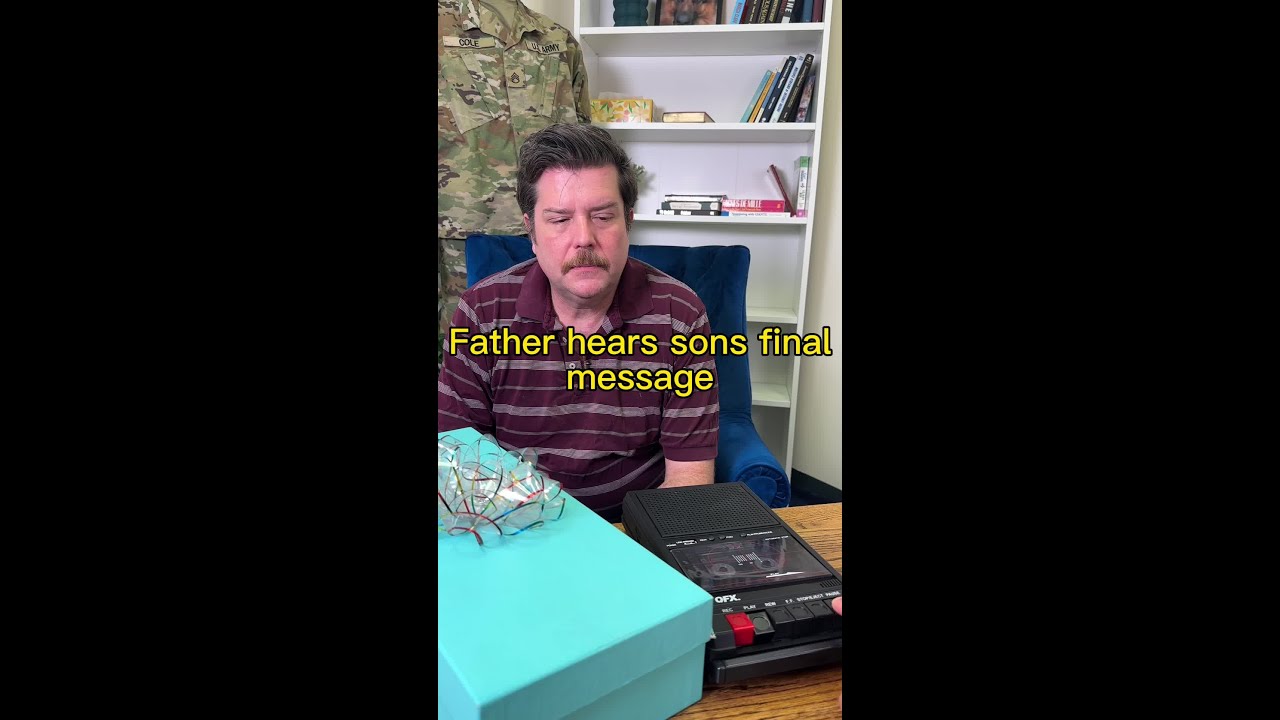 A father's grief intensified by his dying son's last words! - YouTube