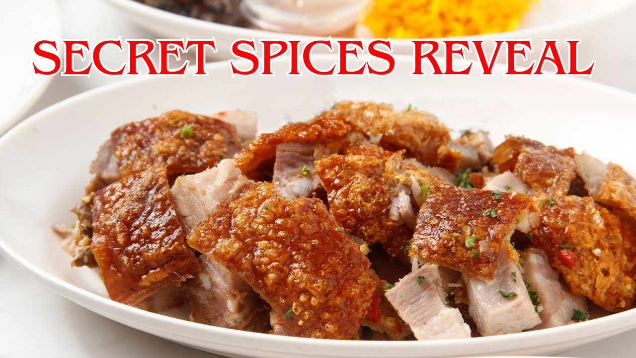 Special Lechon Kawali, Secret Spices Reveal - YouTube
