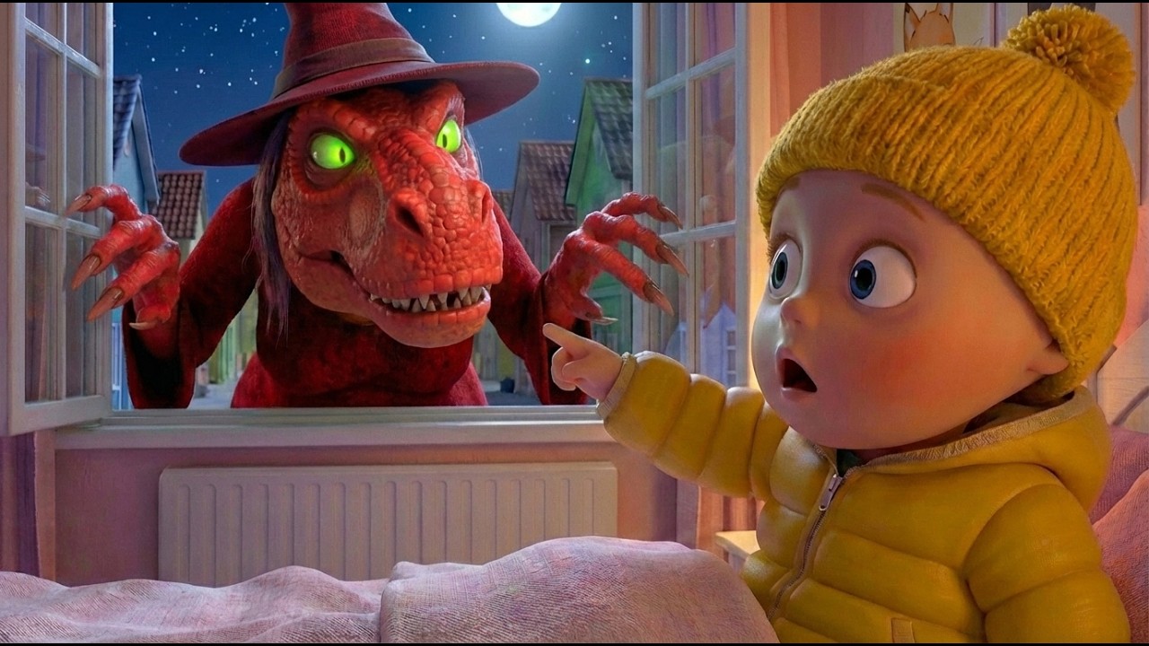 DINO MONSTERS IN MY ROOM Song 3😱| Dinosaur Kids Song | FROBFUN Kids ...