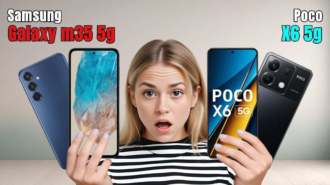Samsung Galaxy M35 Vs POCO X6 || Full Comparison ? Which one is Best ...