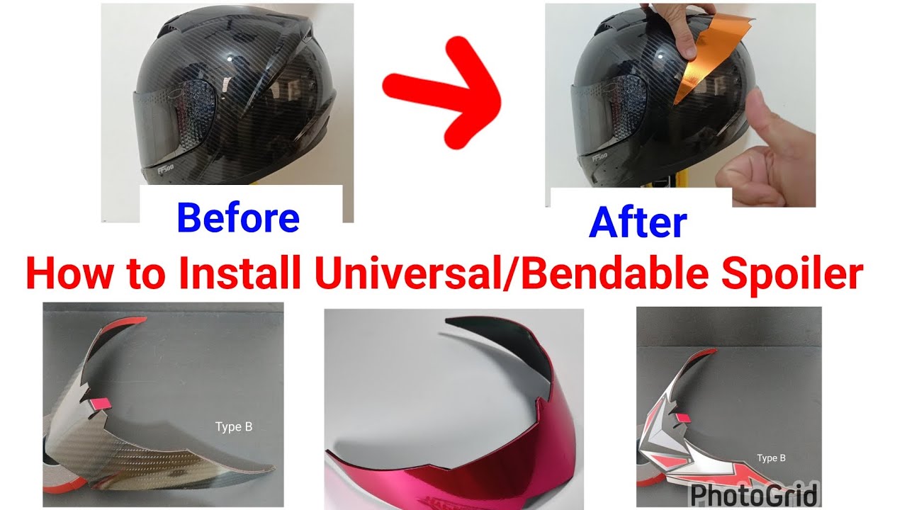 How to Install Universal/ Bendable Spoiler - YouTube
