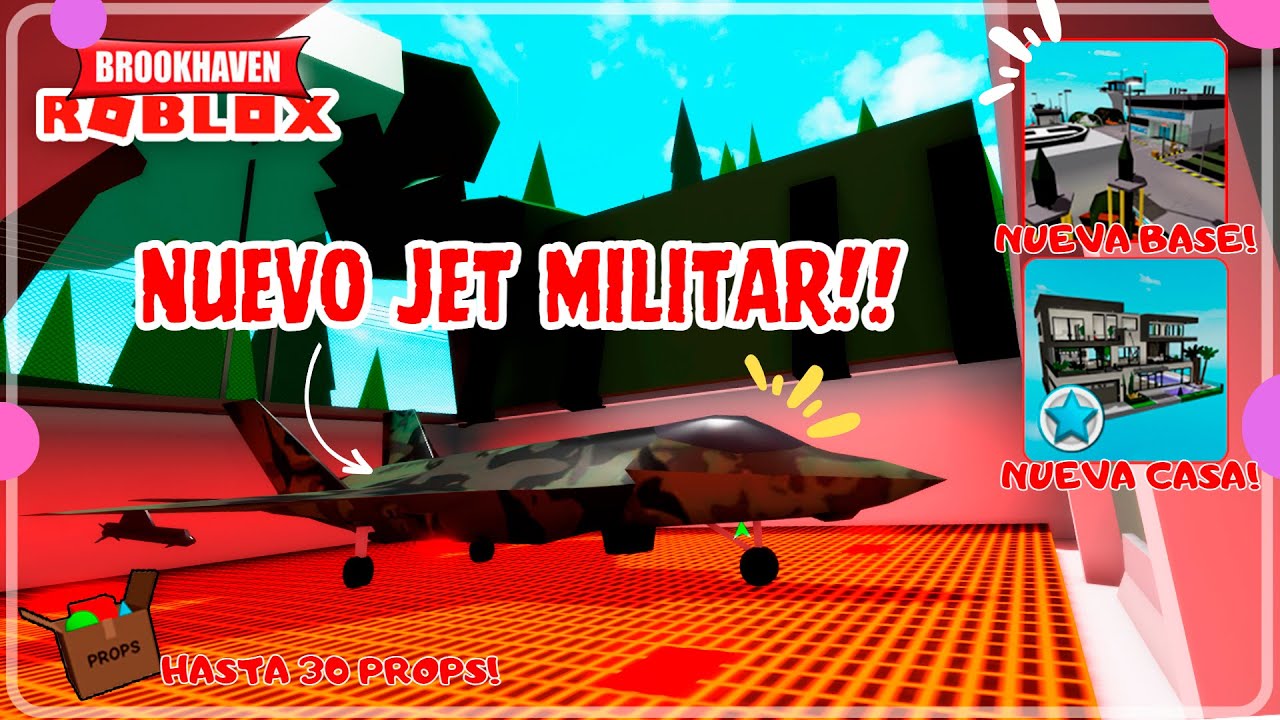 COMO TENER *NUEVO* JET MILITAR ¡GRATIS! en BROOKHAVEN + NUEVA MEGA BASE ...