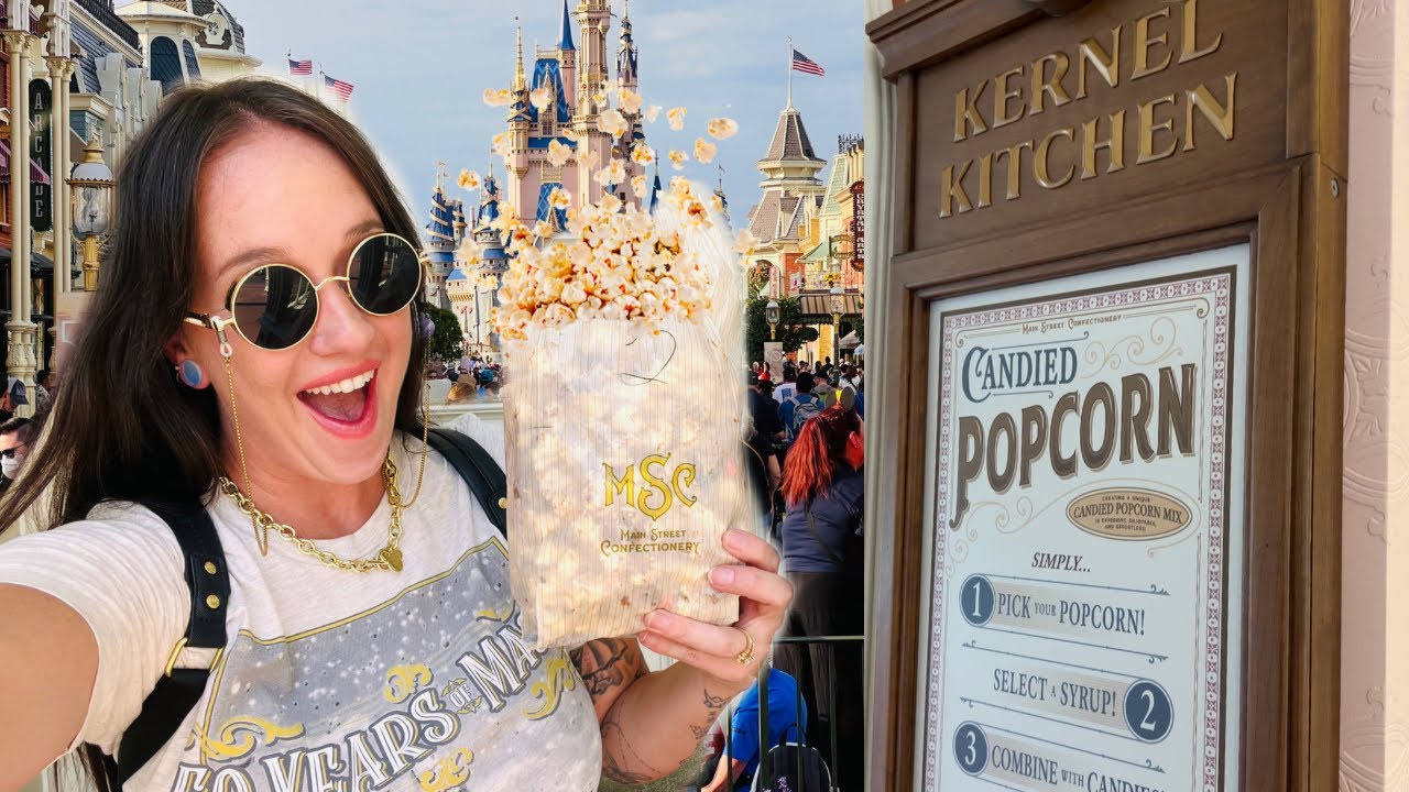 Disney's Create Your Own Popcorn | HIDDEN Magic Kingdom Experience ...