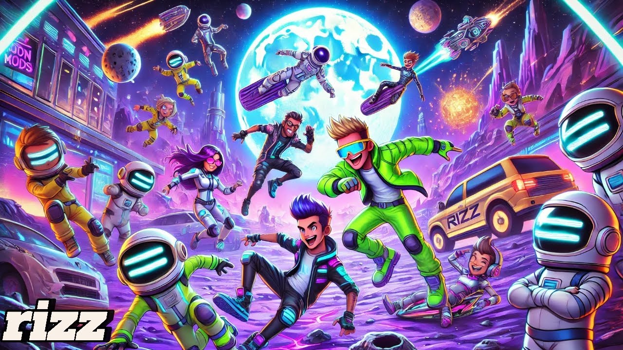Rizz Kids GO CRAZY On The Moon Trip! - YouTube