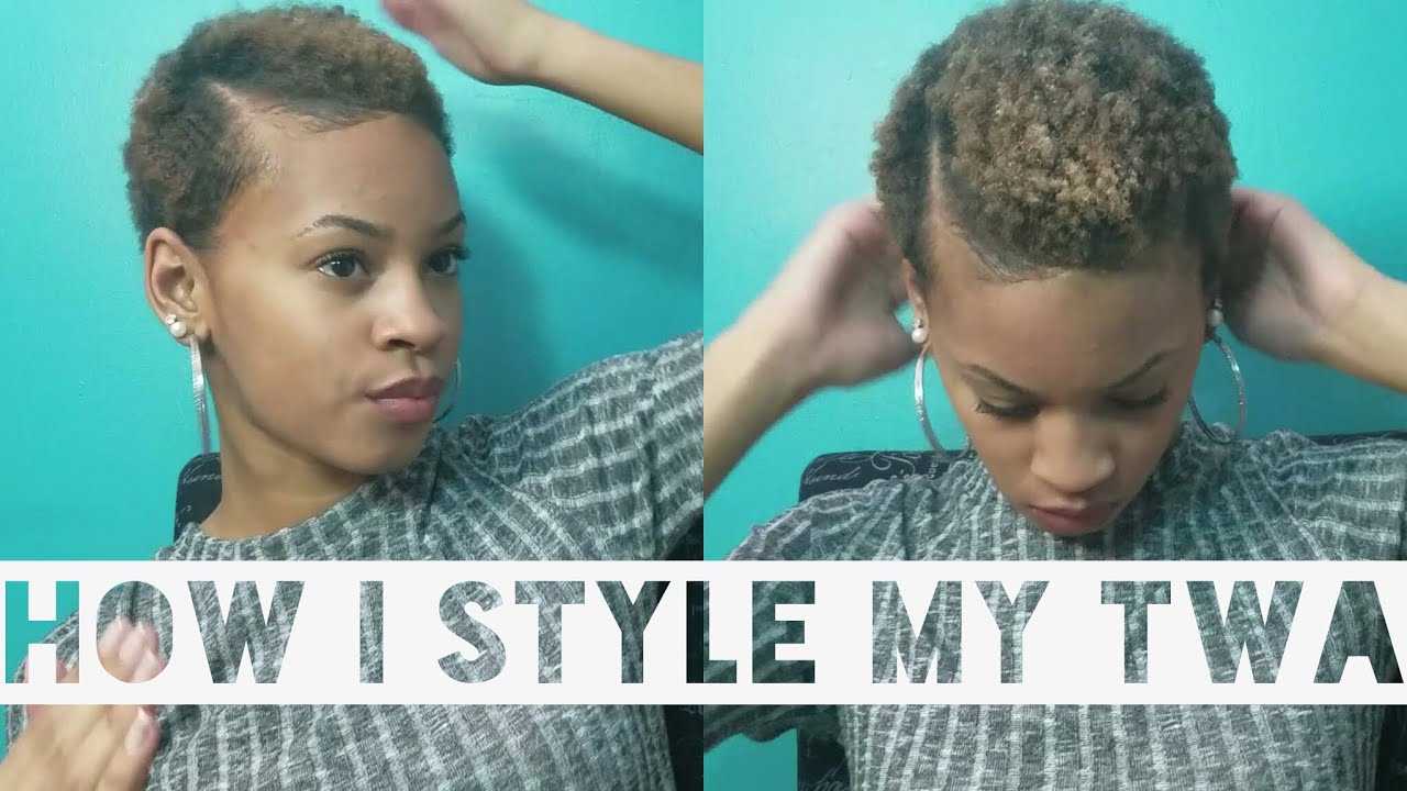 How I Style My TWA - YouTube