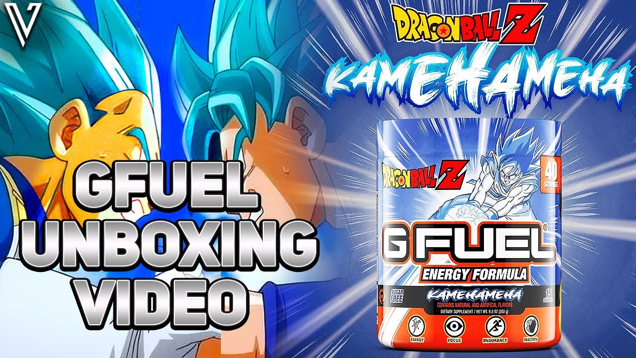 Unboxing the Dragon Ball Z kamehameha GFUEL Flavor! - YouTube