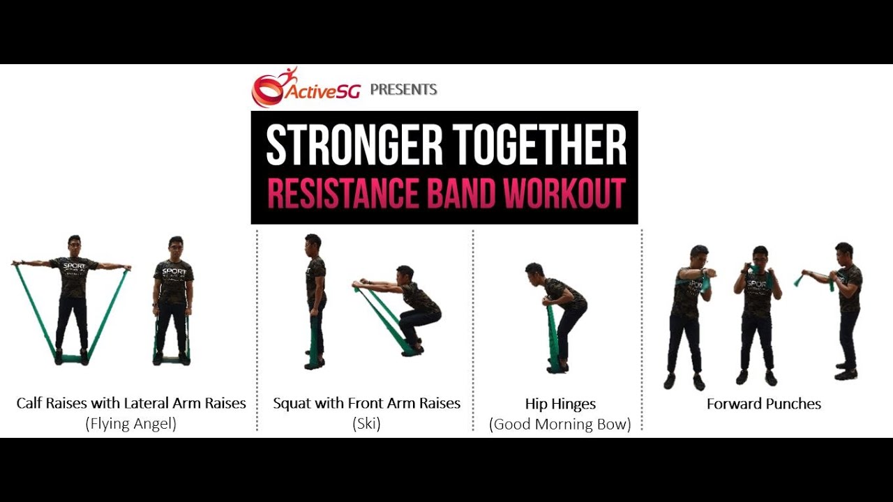 Stronger Together - Resistance Band Workout with ActiveSG - YouTube