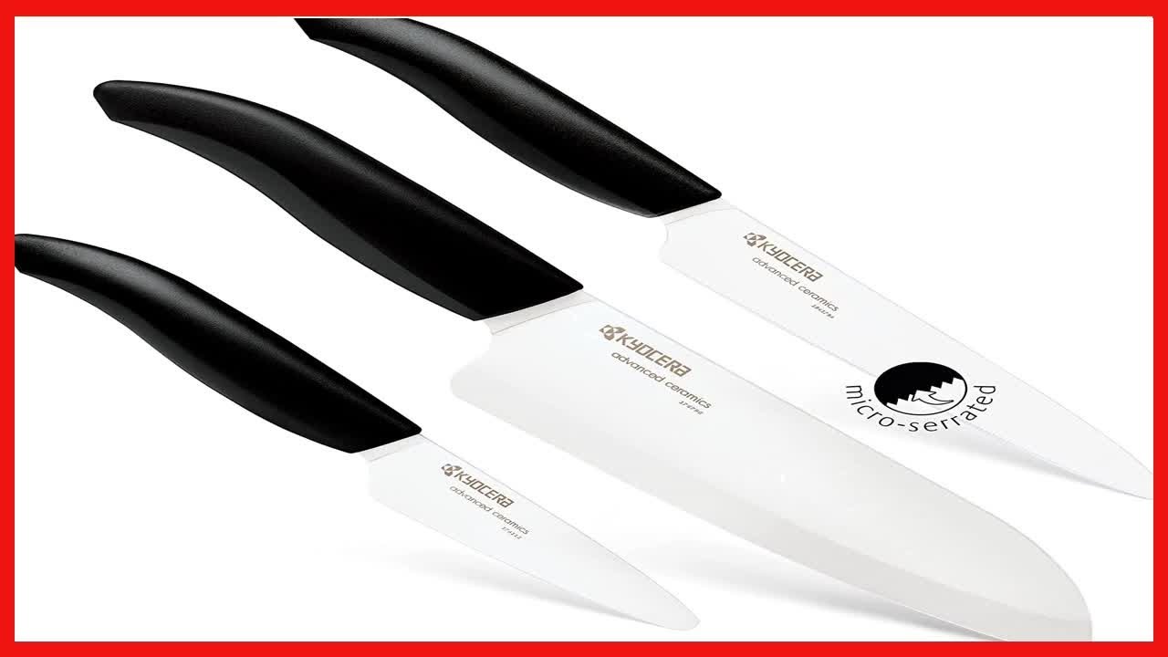 Kyocera Advanced Ceramics – Revolution Series 3-Piece Ceramic Knife Set ...