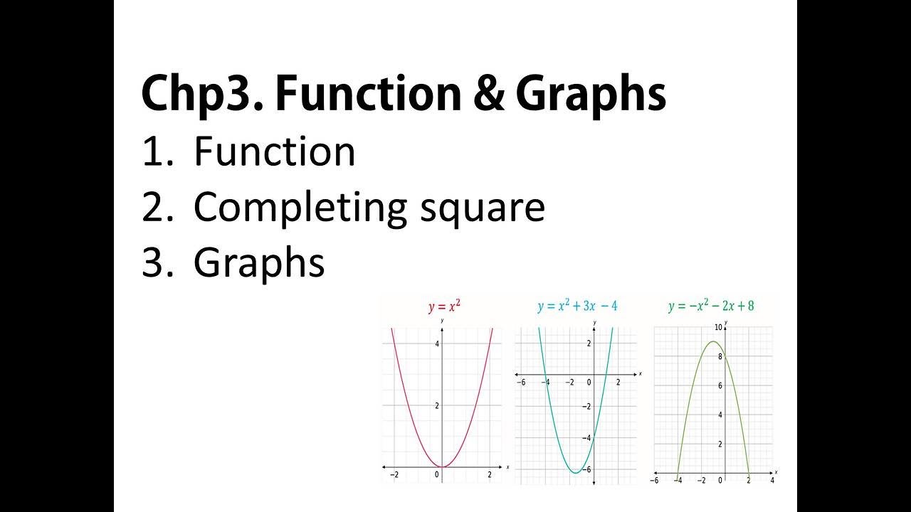 CY Math - DSE 數學 3. Function & Graphs - EP9 - YouTube