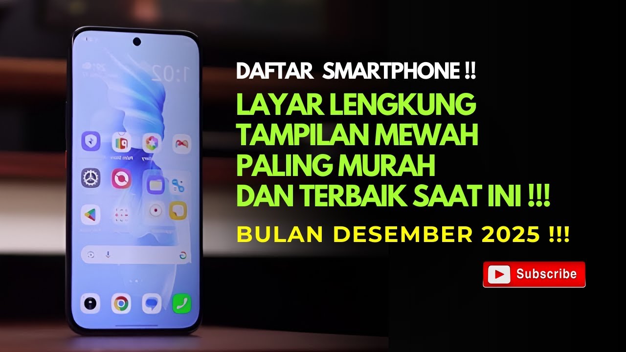 Layar AMOLED lengkung, Design mewah tapi murah !!! - YouTube