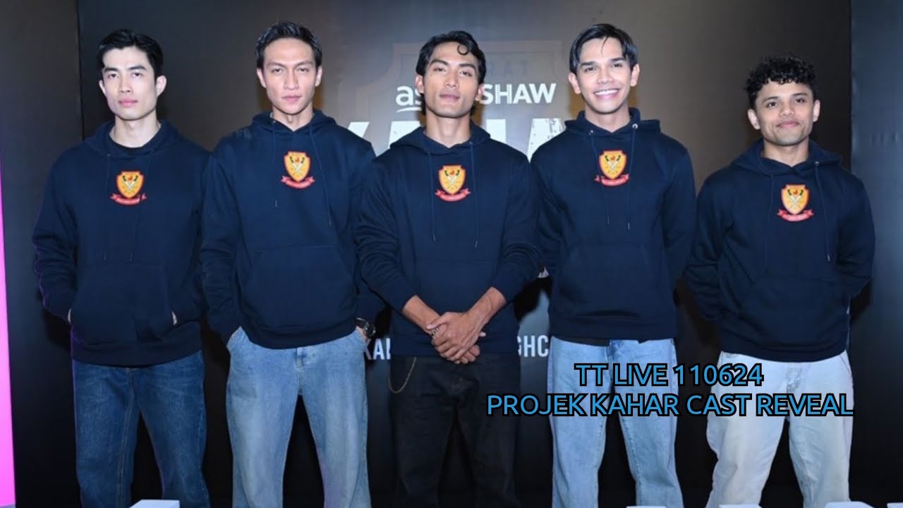110624 TT Live Astro Gempak | Projek Kahar Cast Reveal - YouTube