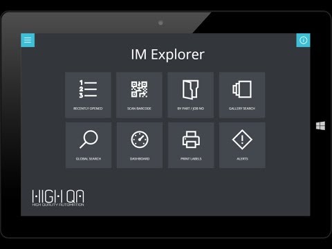 HighQA IM Explorer™ - Shopfloor Data Collection - Promo - YouTube