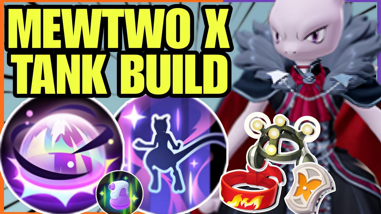 Is FULL DEFENCE 'MEWTWO X' Playable or Trolling | POKEMON UNITE - YouTube