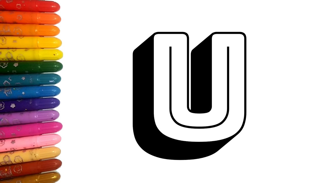 Abc Alphabet Song Drawing Letter U Easy - YouTube