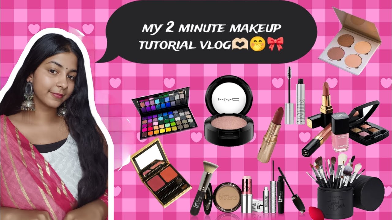 Quick & Easy 2-Minute Makeup Tutorial💄🎀#veryfunny #vlogs # ...