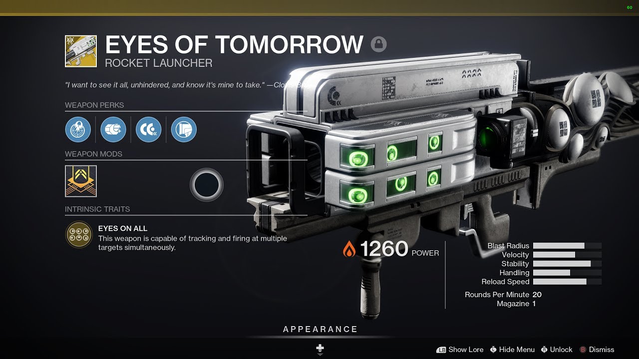 Destiny 2: Deep Stone Crypt - EYES OF TOMORROW Raid Exotic Rocket ...