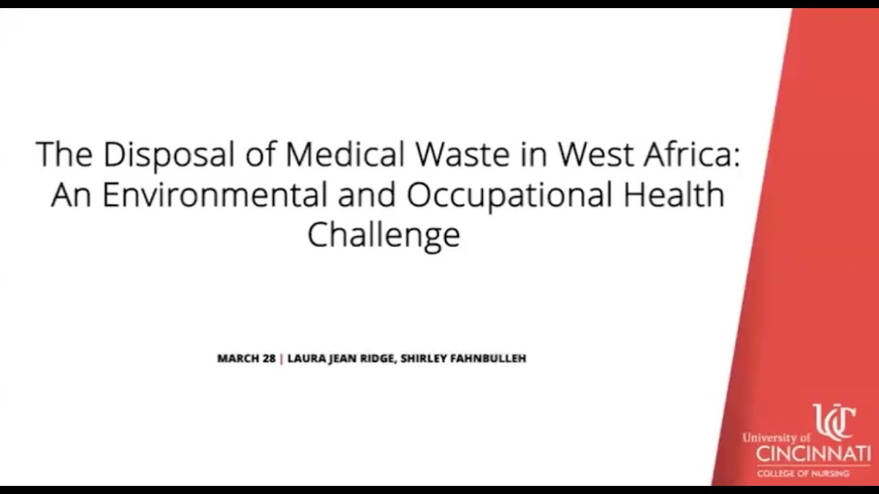 The Disposal of Medical Waste in West Africa An Environmental and ...