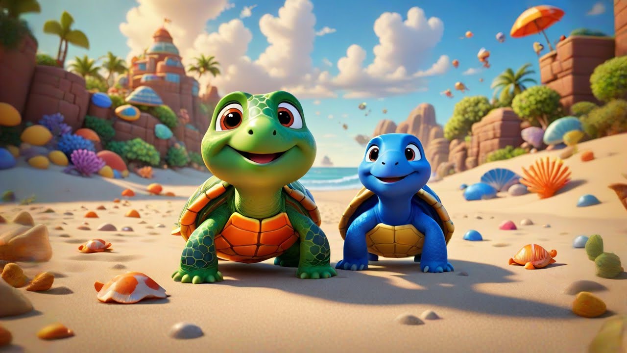 Three Tiny Turtles Know A B C | Alphabet Learning Song for Kids ...