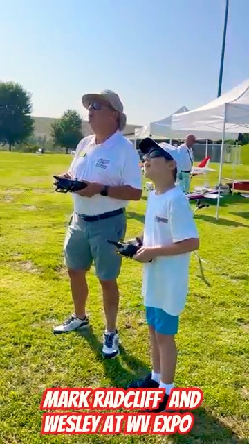 AMA VP Mark Radcliff training Rc flyer at WV Expo - YouTube