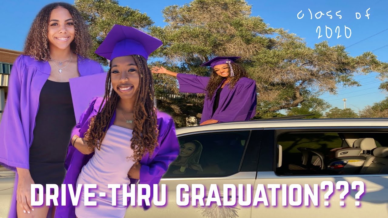 Get ready with us for… drive-thru graduation?? - YouTube