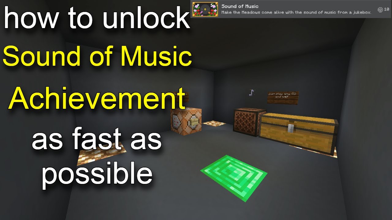 Minecraft Bedrock - Sounds of Music Achievement Guide - YouTube