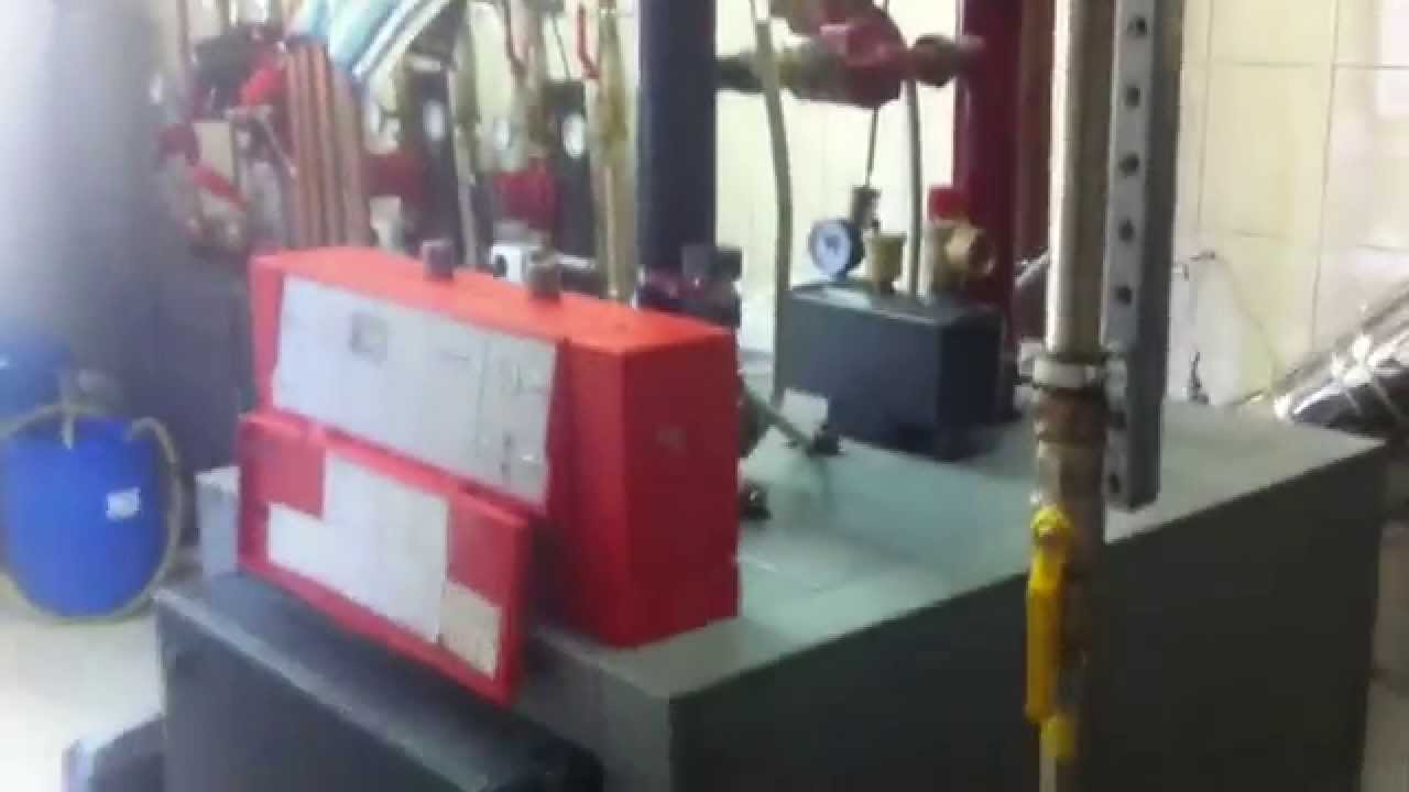 Котельня Viessmann Vitoplex 200, горелки Oilon GP6.10P - YouTube