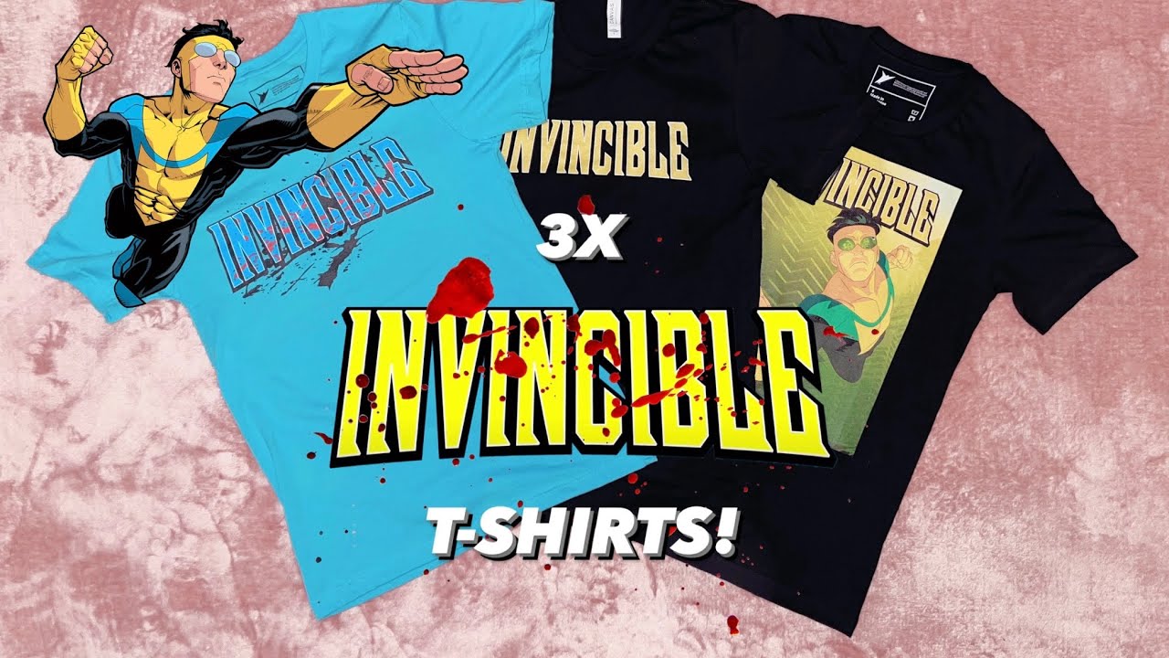 INVINCIBLE T-SHIRTS UNBOXING!!! - YouTube