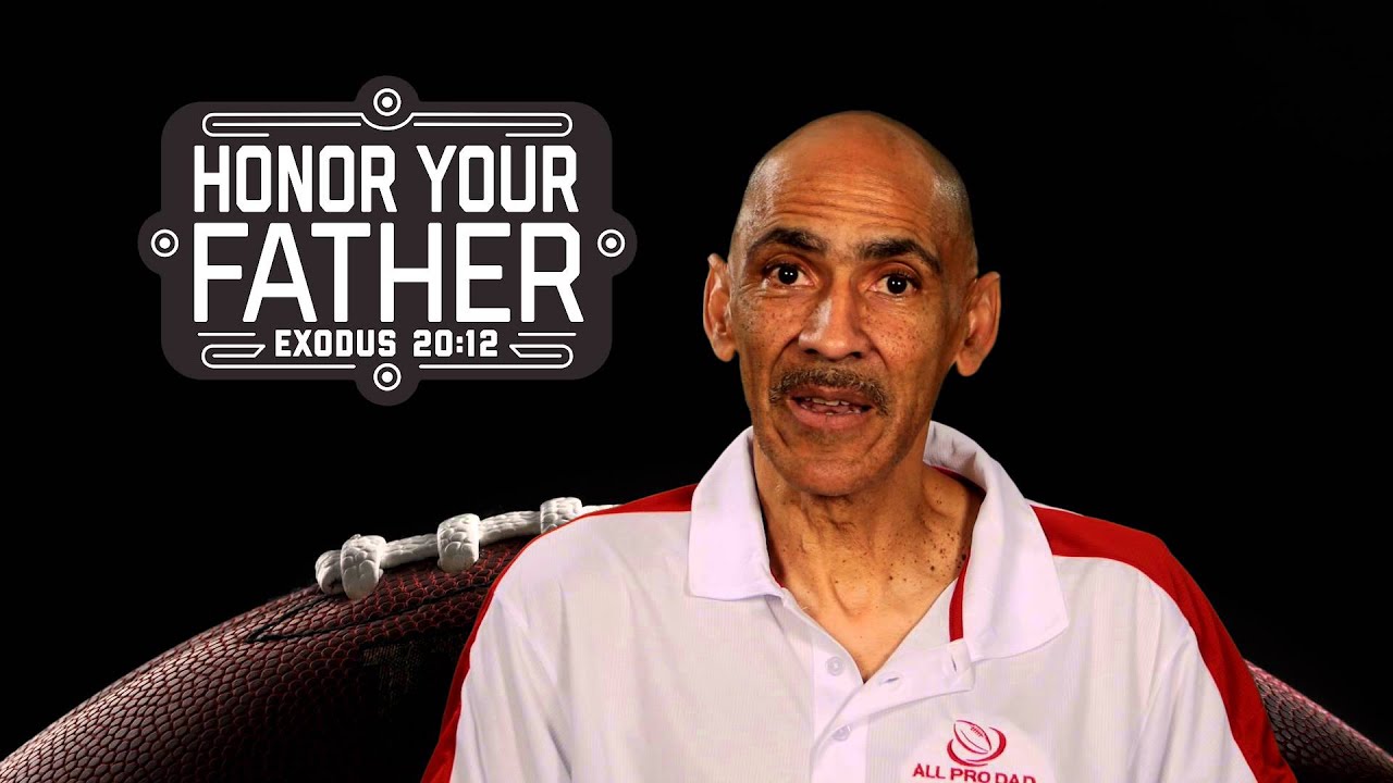 Honor Your Father: Tony Dungy - YouTube