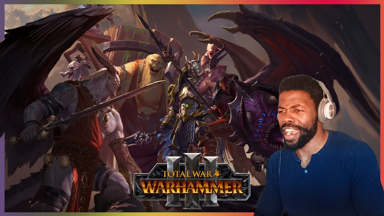 Total War: Warhammer 3 - Champions of Chaos | REACTION!!! - YouTube