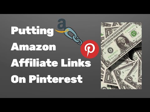 How to use Amazon affiliate links on Pinterest - YouTube
