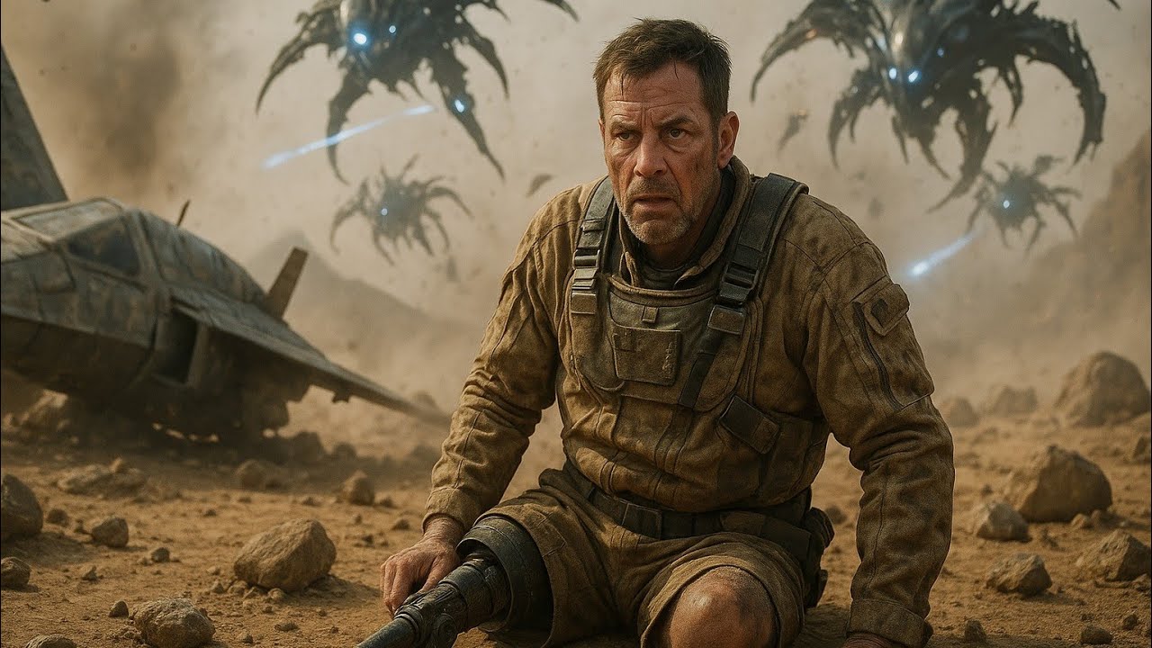 A pilot who lost his legs becomes the only hope when the alien fleet ...