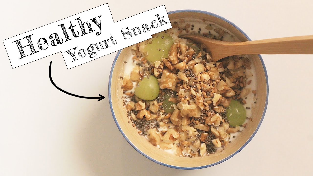Healthy Yogurt Snack high in Protein / Snack Saludable Alto en Proteina ...