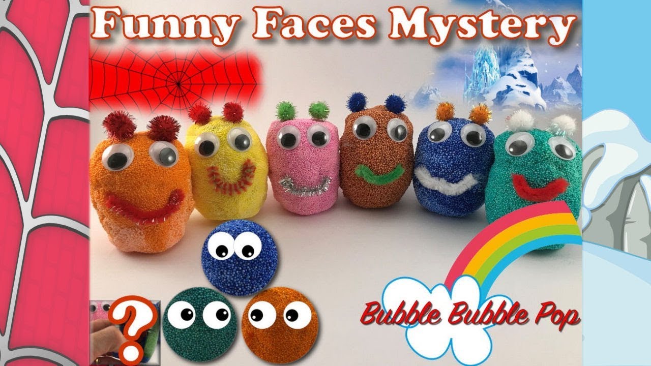 You Won't Believe What's Hidden Inside These Funny Foam Faces! - YouTube