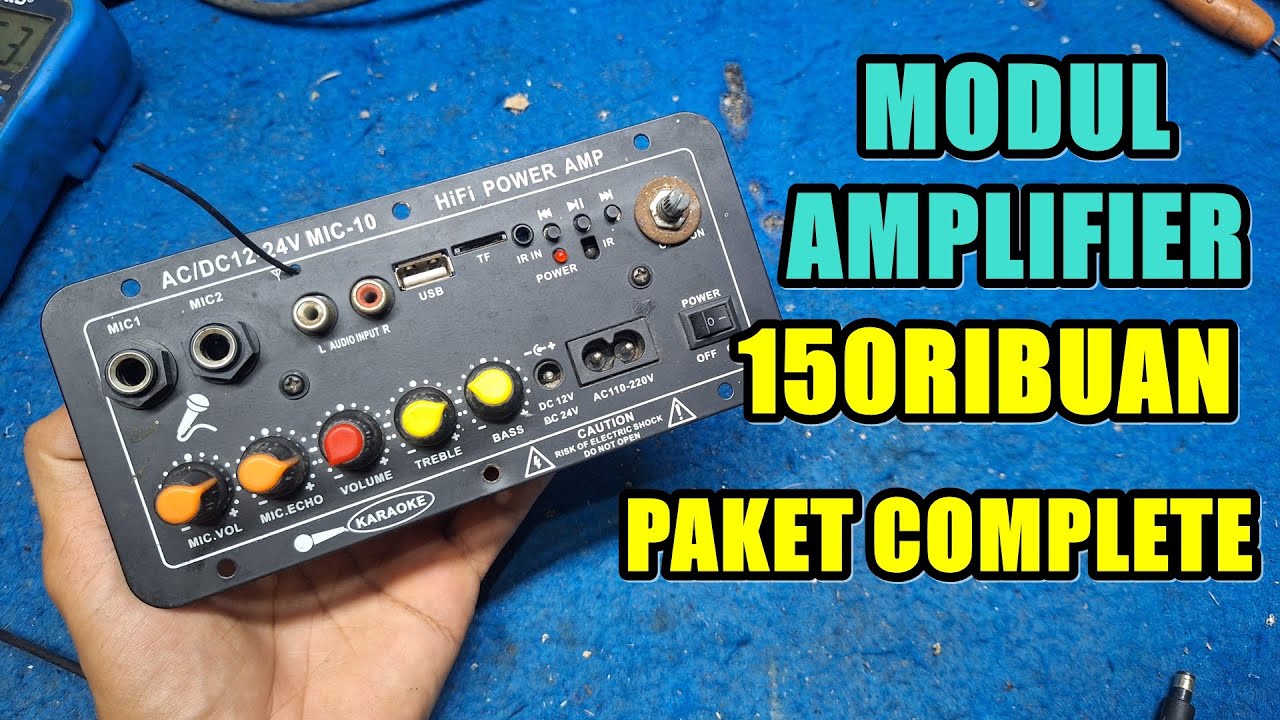 MODUL AMPLIFIER LENGKAP MURAH 150 RIBUAN - YouTube