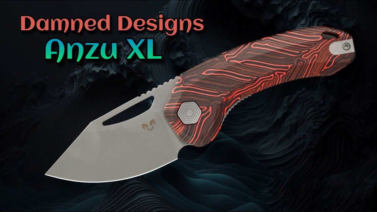 NEW Knife Design! Damned Designs Anzu XL: BIG Little Budgety Front ...