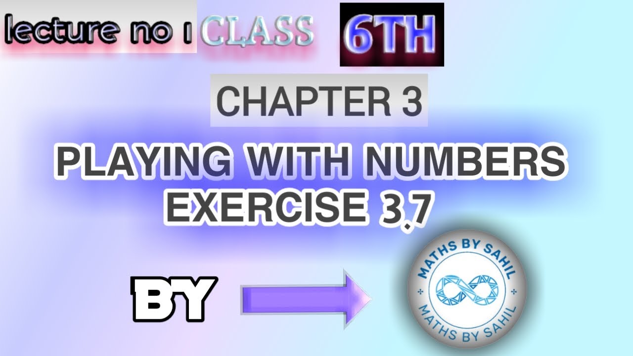 Class 6th| mathematics| chapter 3rd| exercise 3.7| question 1...| - YouTube