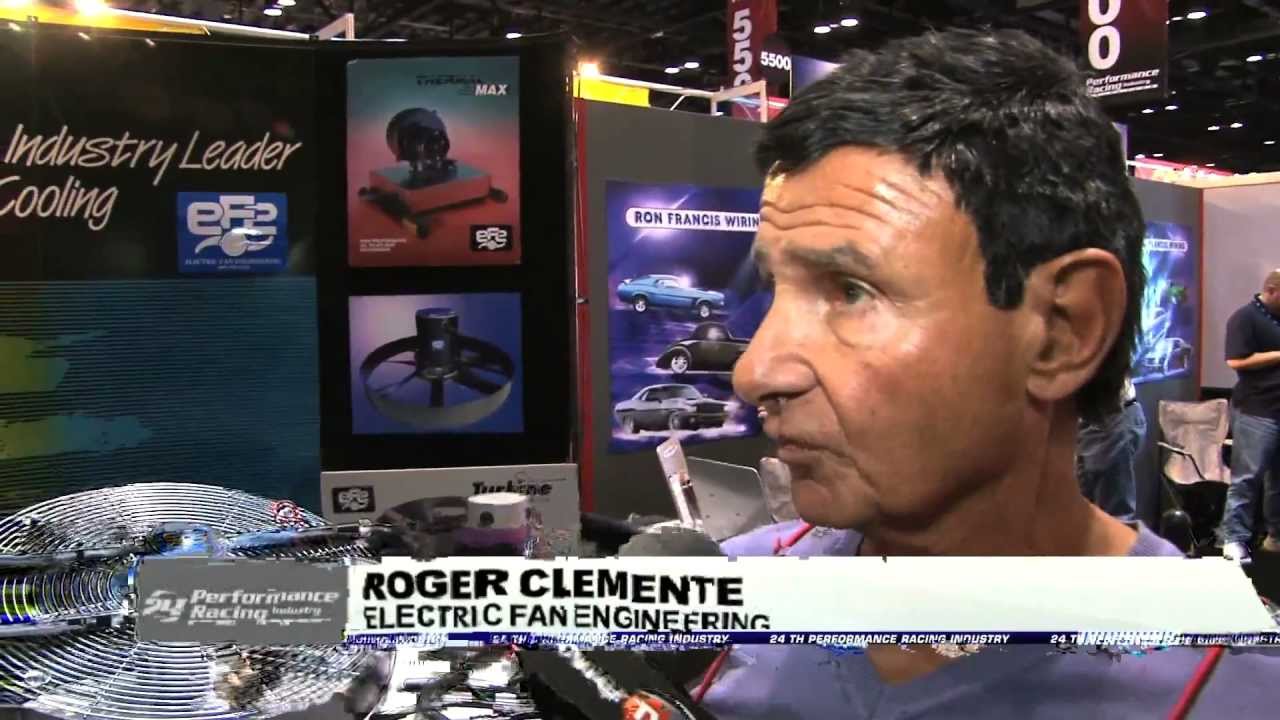 Electric Fan Engineering at Performance Racing Industry Show 2011 - YouTube
