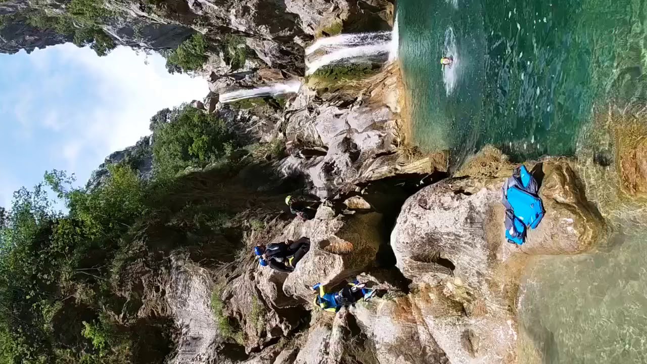 Canyoning Omis - YouTube