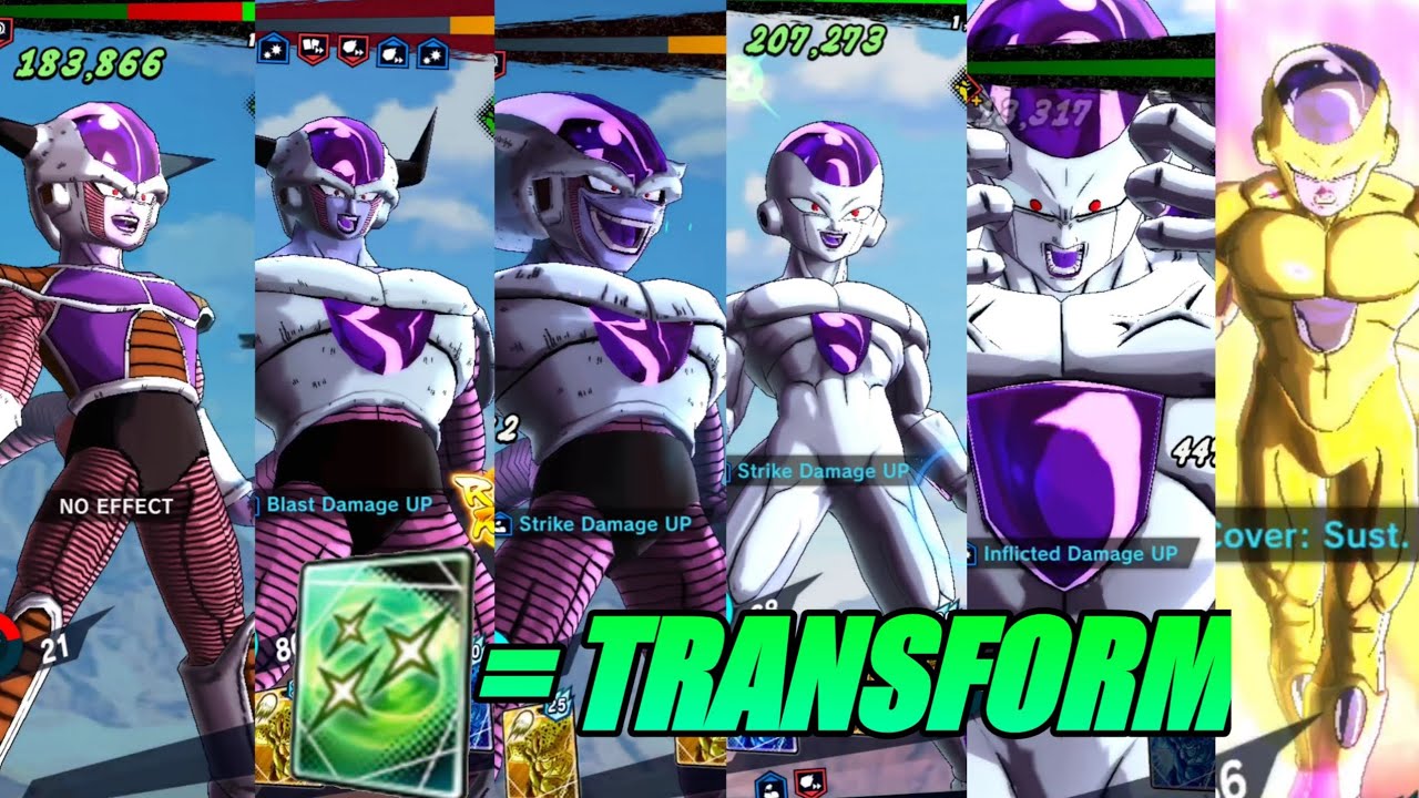 💚 GREEN CARD TO TRANSFORM FRIEZA IN DRAGON BALL LEGENDS 🔥 - YouTube