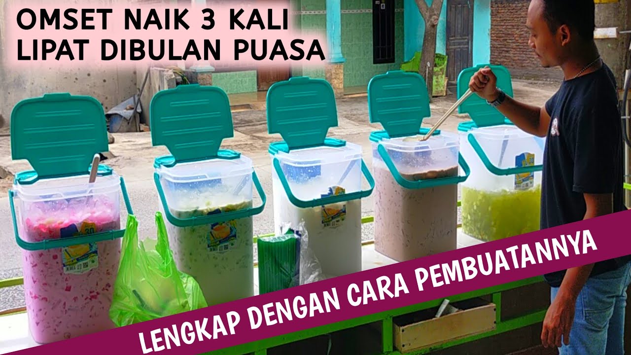 Intip Cara Pembuatan Es Buah Viral Di Musim Cor N4 Tetap Rame Dan Omset
