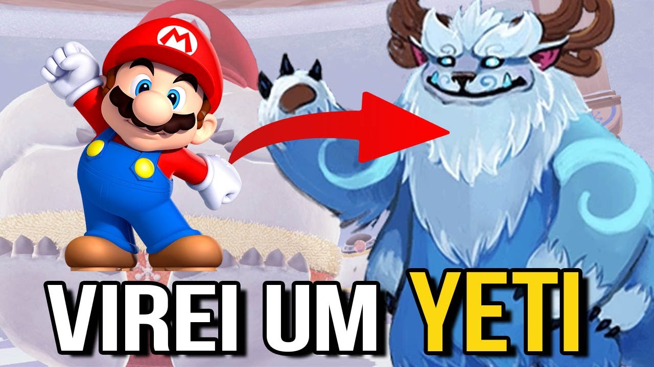 O MARIO VIROU UM BICHO PELUDO! - YouTube